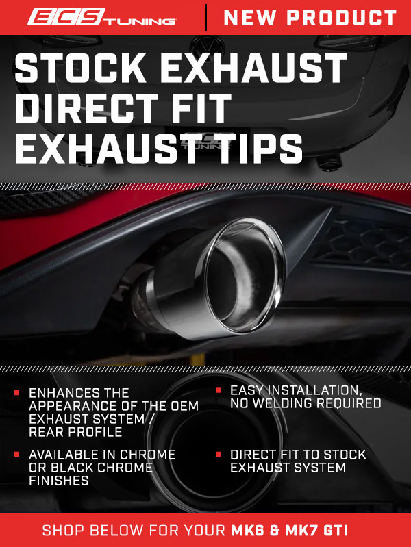 Upgrade your Tips! ECS Direct Fit Exhaust Tips! | VW Vortex ...